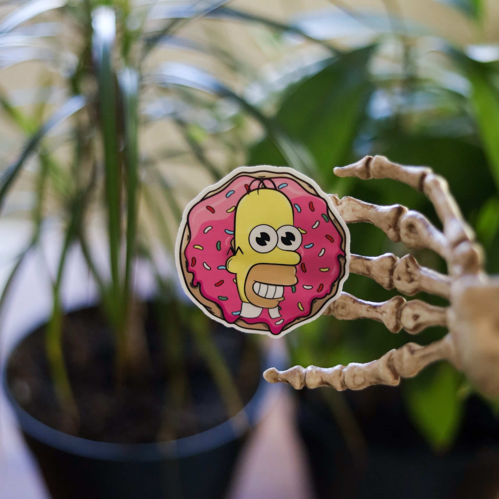 DOH! Kawaii Donut Vinyl Sticker – LeSaltyOnion